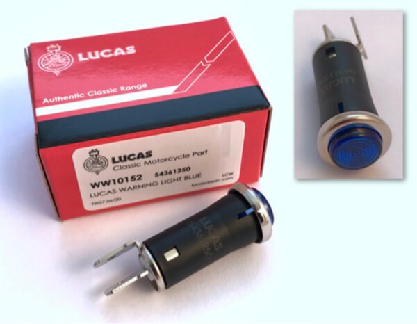 99-7054 GENUINE BLUE LUCAS HEADLAMP WARNING LIGHT - BBB